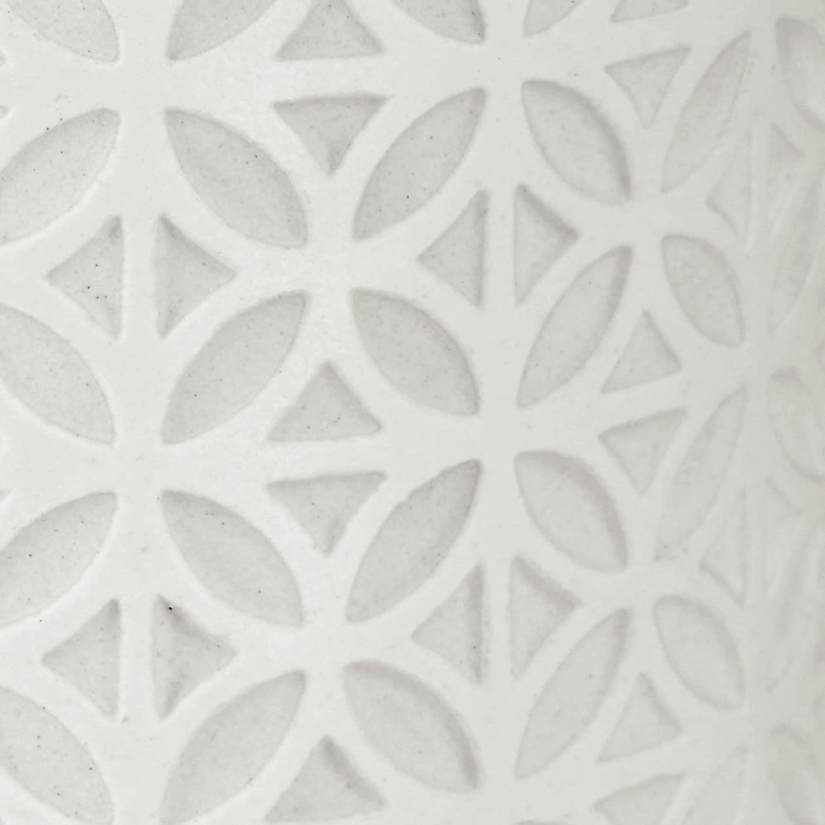 Allure Home Creations Felix Wastebasket, White