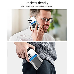 2 Pack Phone Card Holder - Premium Leather Wallet, Strong Adhesive, Fits 7 Cards, Compatible with iPhone, Samsung & Most Smartphones