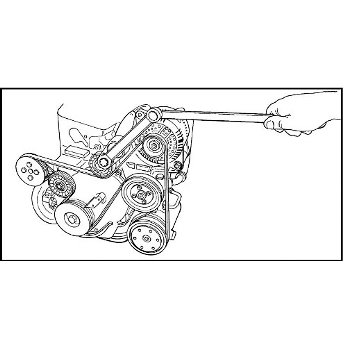 GEARWRENCH 15 Piece Ratcheting Serpentine Belt Tool Set - 3680D