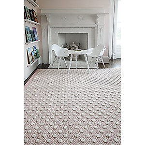 Erin Gates by Momeni Langdon Windsor Pink Hand Woven Wool Area Rug 2' X 3'