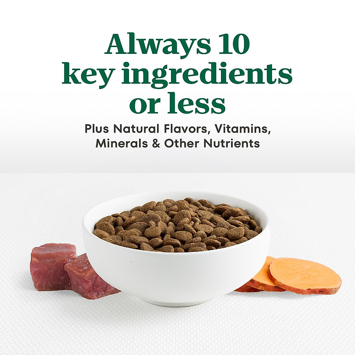 Nutro Limited Ingredient Diet Large Breed Adult Dry Dog Food, Lamb & Sweet Potato Recipe, 22 lbs.