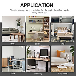 Cabilock 2pcs Desk Pen Holder Stand Office Supplies Office Pen Holder Office Supply Organizers and Storage Bins Desktop Stationery Organizer Desktop Makeup Container File Storage Shelf