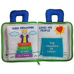 My Book of Mormon Quiet Book - LDS Faith Scripture Church of Jesus Christ Sacrament, Primary, Home Evening Activity Cloth Busy Book by My Growing Season