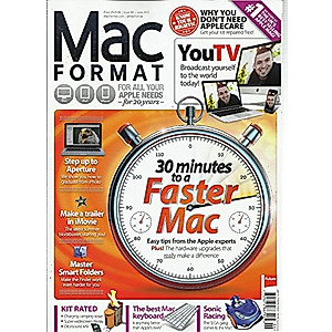 MAC FORMAT, JUNE, 2013 (FOR ALL YOUR APPLE NEEDS) 30 MINUTES TO A FASTER MAC