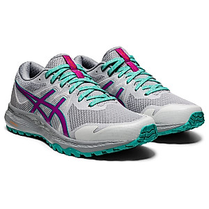 ASICS Women's Gel-Scram 6 Running Shoes, 10, Piedmont Grey/Digital Grape