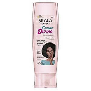 Skala Expert Crespo Divino Shampoo & Conditioner - Infused with Pure 100% Natural ingredients Vegan Formula | Experience Healthier, Fuller & Thicker Looking Hair - Imported from Brazil