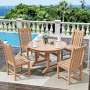 WestinTrends Malibu Malibu Outdoor Patio Dining Chair Dark Green