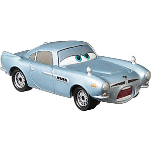 Mattel Disney and Pixar Cars Vehicle Set of 5 Collectible Character Toy Cars & Tool Cart, Inspired by World Grand Prix from Cars 2