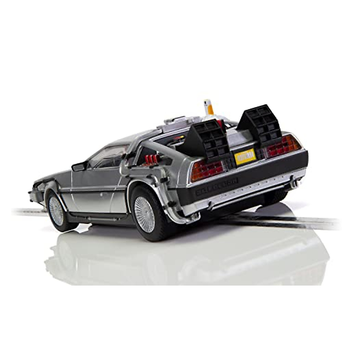 Scalextric Back to The Future Part II Delorean 1:32 Slot Race Car C4249, Silver