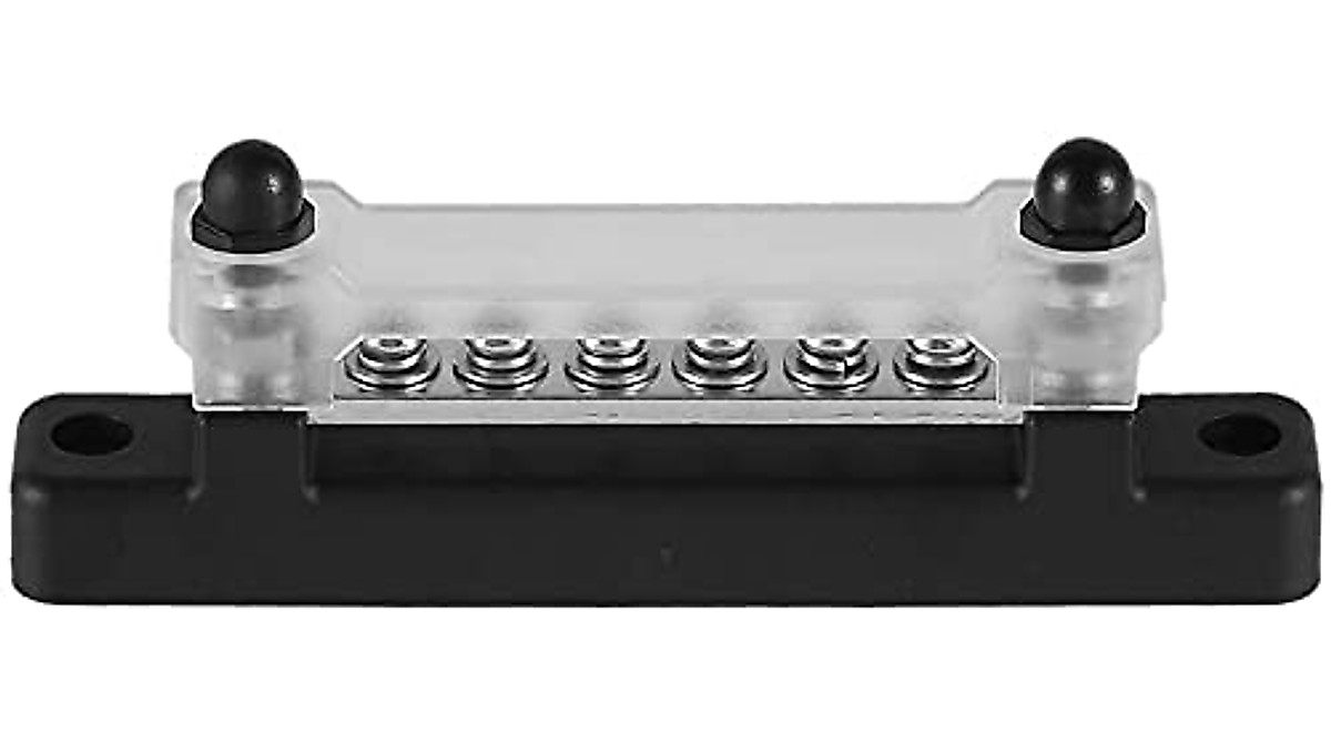 6 Terminal Bus Bar Kit for Power and Ground Distribution | Homtgoe