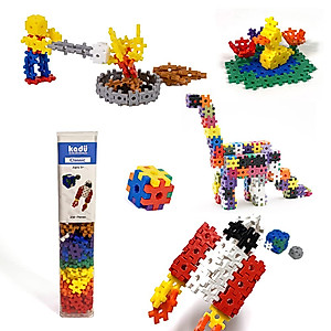 Incredibly Interconnectable Toys KADU Classic 250 Piece Classic Set - STEM/STEAM Building + Construction Toy, for Open + Imaginative Play Ages 5+