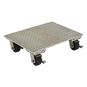 Vestil VPLDO/A-1824-AS Aluminum Plate Dolly, 1200 lb. Capacity, 18" x 24"