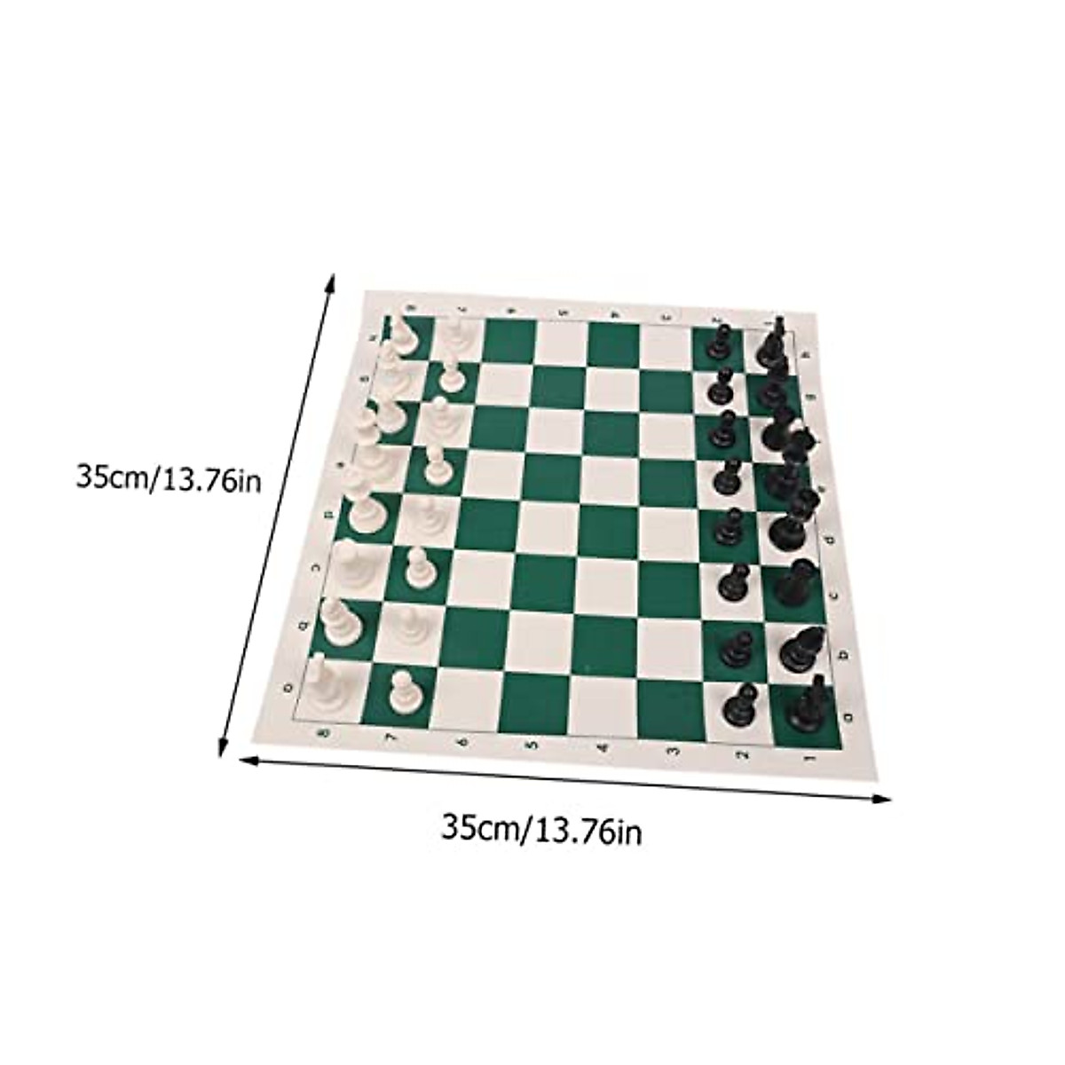 SAFIGLE 1 Set International Chess Travel Toy Magnetic Chess Board Kids Educational Toys Chess Figures International Chess Board Game Chess Toy Chess and Checkers Set Kid Competition Toy