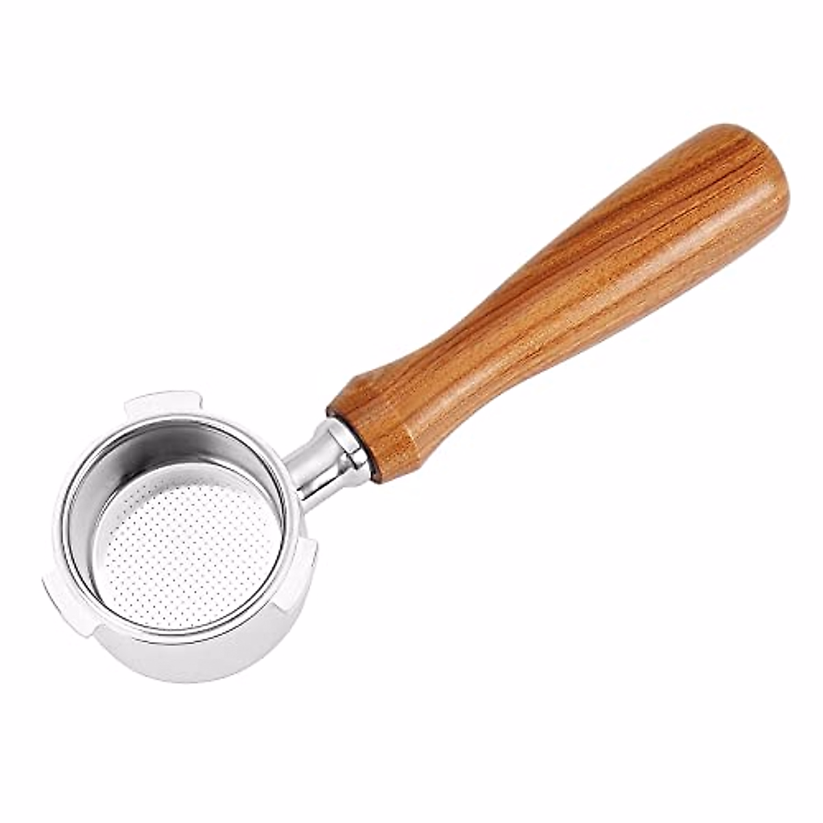 DIBTSA 51mm Bottomless Portafilter Compatible with DeLonghi Espresso Machine EC680 EC685, 304 Stainless Steel, with Reusable Coffee Replacement Filter Basket