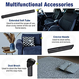 aienvh Handheld Vacuum Cordless,5800Pa Dust Busters Cordless Rechargeable,Hand Held Vacuum Cleaner Portable Handheld Sweeper Lightweight Wet Dry car Vacuum for Car Home Pet Office