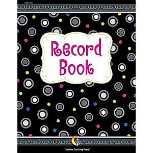 Creative Teaching Press BW Collection Record Book, Black/White (1393)