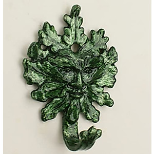 Greenman Wall Mounted Hook Hangs Clothes, Keys, Bathrobes,Tools, and More (Silver)