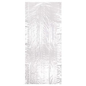 HANGERWORLD 20 Clear 45inch Dry Cleaning Laundry Polythylene Garment Cover Protector Bags 80 Gauge