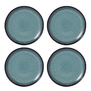 Pfaltzgraff 5267773 Maddox 12-Piece Dinnerware Set, teal