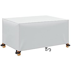 Patio Furniture Covers Waterproof Outdoor 600D Oxford Fabric Patio Table Covers Rectangle Couch Cover Weatherproof Furniture Covering for Deck Lawn and Backyard 60"L x 52"W x 28"H//150x130x70cm
