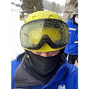 SH HORVATH Ski Goggles Replacement Dual Lens Spherical UV400 VLT81% Super Anti-Fog Windproof Scratch Resistant Skiing