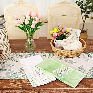 Spring Kitchen Towels for Spring Decor Flower Leaves Dish Towels 18x26 Inch Ultra Absorbent Bar Drying Cloth Spring is in the air Sign Hand Towel for Kitchen Bathroom Party Home Decorations Set of 2