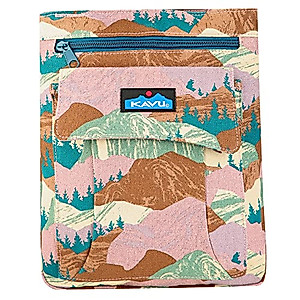 KAVU Keeper Semi Padded Sling Canvas Crossbody Bag-Remote Landscape