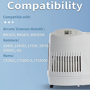 SUNRRA MAF2 Humidifier Filter Compatible with Aircare MA0800, MA0600, Kenmore 17006, 15408, Esscik Air MiostAIR MA0800, MA0600, 3 Packs