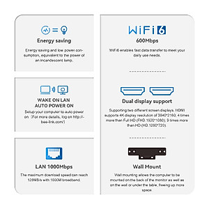 Beelink Mini S12 Pro Mini PC, 12th Gen Intel-N100 (4C/4T, Up to 3.4GHz), 16GB RAM DDR4 500GB PCle SSD, Mini Desktop Computer 4K@60Hz, Dual Display, WiFi6, BT5.2, USB3.2, LAN, Low Power