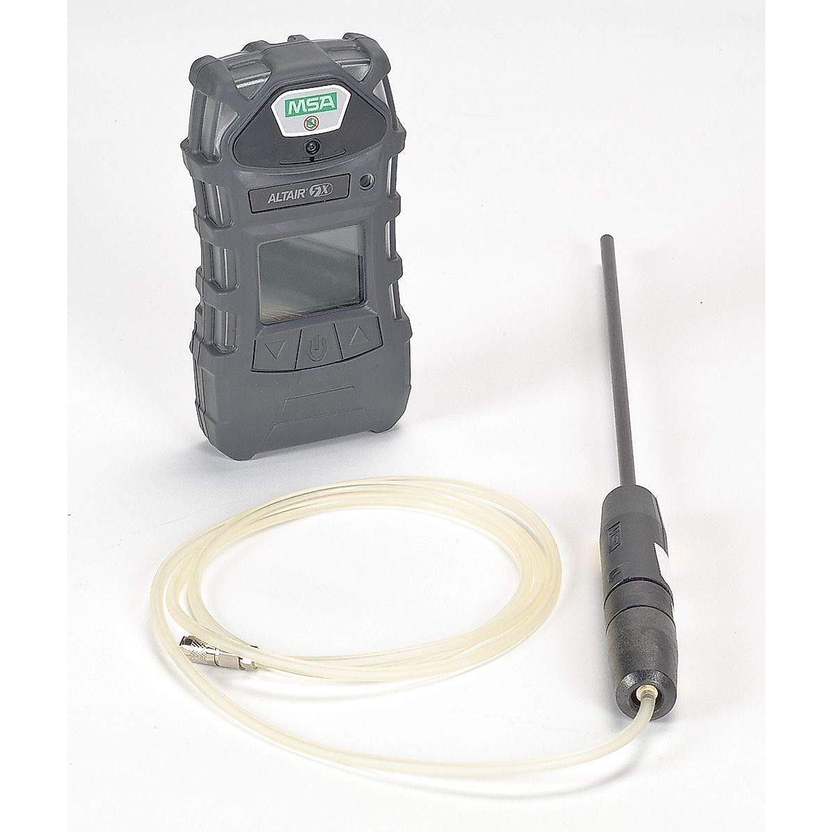 MSA 10116928 ALTAIR 5X Multi-Gas Detector - (O2, CO, H2S), 10' Line, 1' Probe, Charcoal Device with Color Display, Portable Gas Monitor, UL/CSA, Includes Instrument/Line/Probe