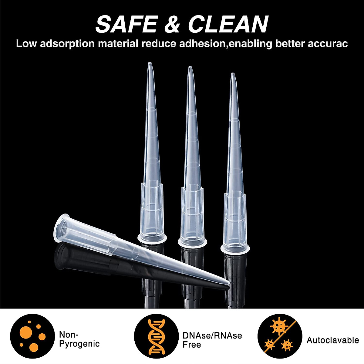 20-200uL Pipettor with 1000pcs 200uL Pipette Tips