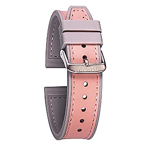 Hemsut Sports Bands Compatible with Samsung Galaxy Watch Active/Galaxy Watch Active 2 (40mm)(44mm)/ Galaxy Watch 3 41mm/ Galaxy Watch 42mm, 20mm Soft Silicone Sport Strap