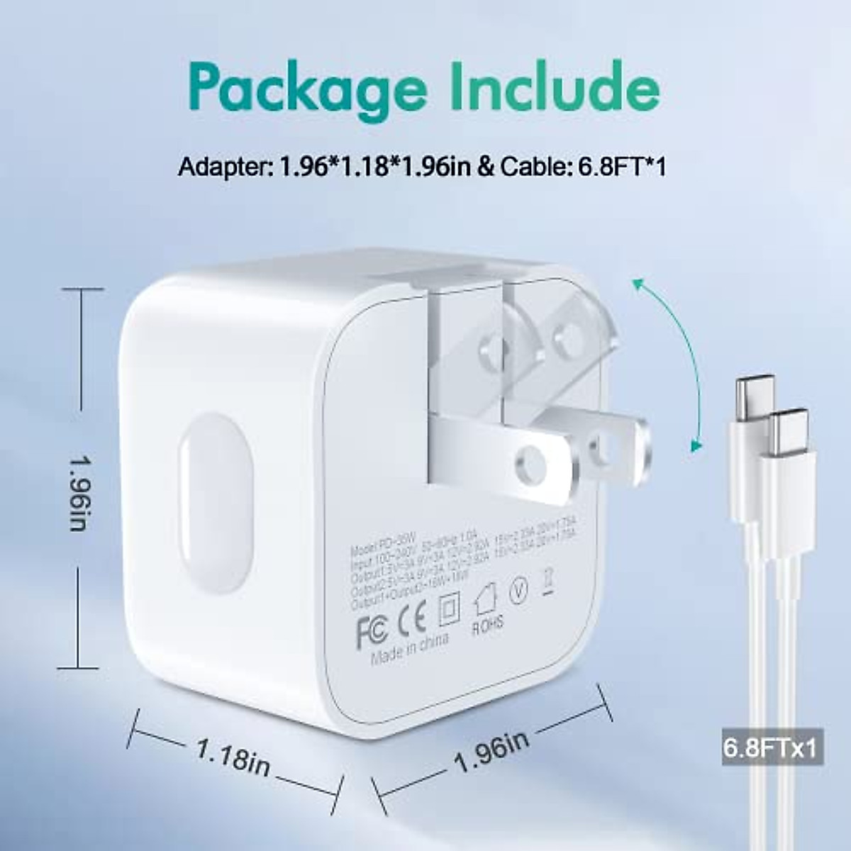Power Up Fast: 35W Dual USB-C Charger for iPhone & More