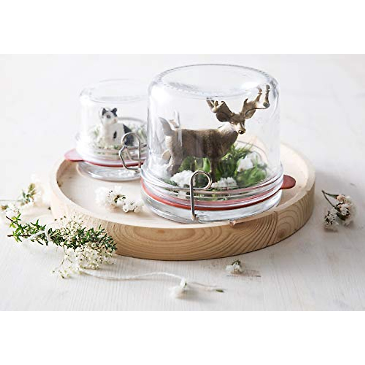 Luigi Bormioli Lock Eat Canning, Preserving & Serving Food Jar, 4.25 oz