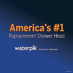 Waterpik Magnetic Dual Dock Adjustable Height Hand Held Shower Head With 5-Foot Metal Hose and PowerPulse Shower Massage, Chrome QMP-863ME