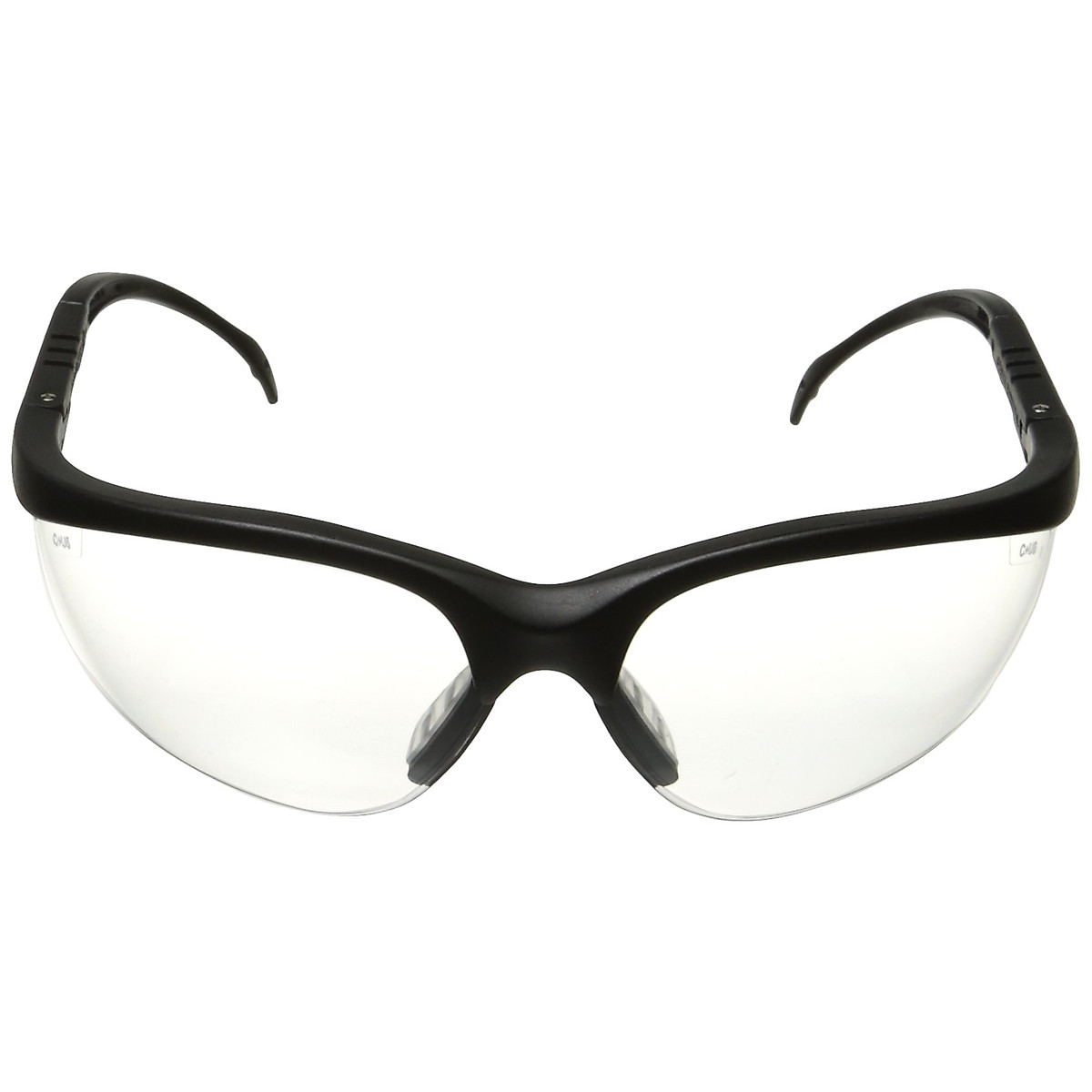 MCR Crews KD110 Klondikke Safety Glasses - Black Frame, Clear Lens