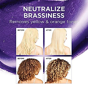 L'Oreal Paris Hair Care EverPure Sulfate Free Brass Toning Purple Conditioner for Blonde, Bleached, Silver, or Brown Highlighted Hair, 6.8 Fl. Oz.