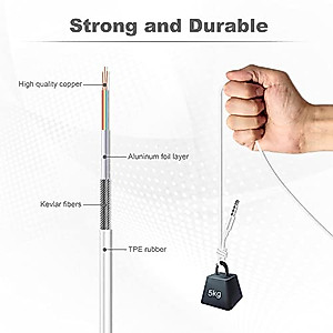 UMEIZXIN 2 Pack Wired Earbuds with 3.5mm Jack, Earphones in-Ear Headphones with Microphone,HiFi Stereo, Powerful Bass and Clear Audio, Compatible with Apple, iPad, Android, Computer (Black,White)