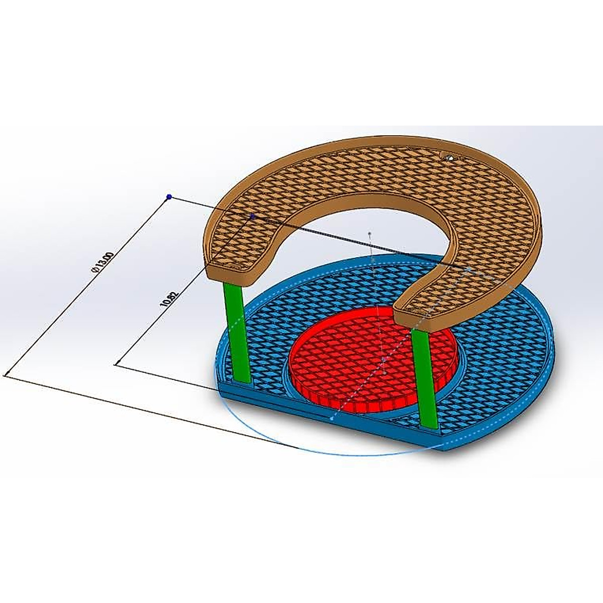 Spice Spinner Two-Tiered Spice Organizer & Holder That Saves Space, Keeps Everything Neat, Organized & Within Reach With Dual Spin Turntables- Grey