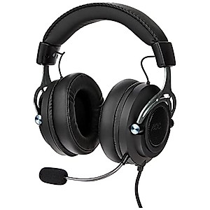 AOC Gaming GH200 Wired Gaming Headset with 2.0 Stereo Sound, Built-in Detachable Microphone, Premium Protein Leather, Integrated Control Panel and 3.5 mm Cable Connection