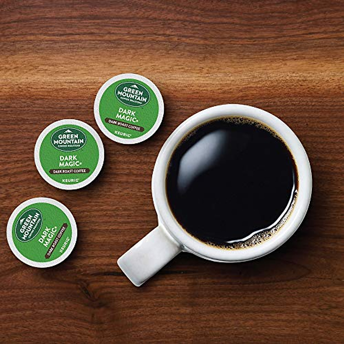 Green Mountain Coffee Roasters Dark Magic, Single-Serve Keurig K-Cup Pods, Dark Roast Coffee, 48 Count