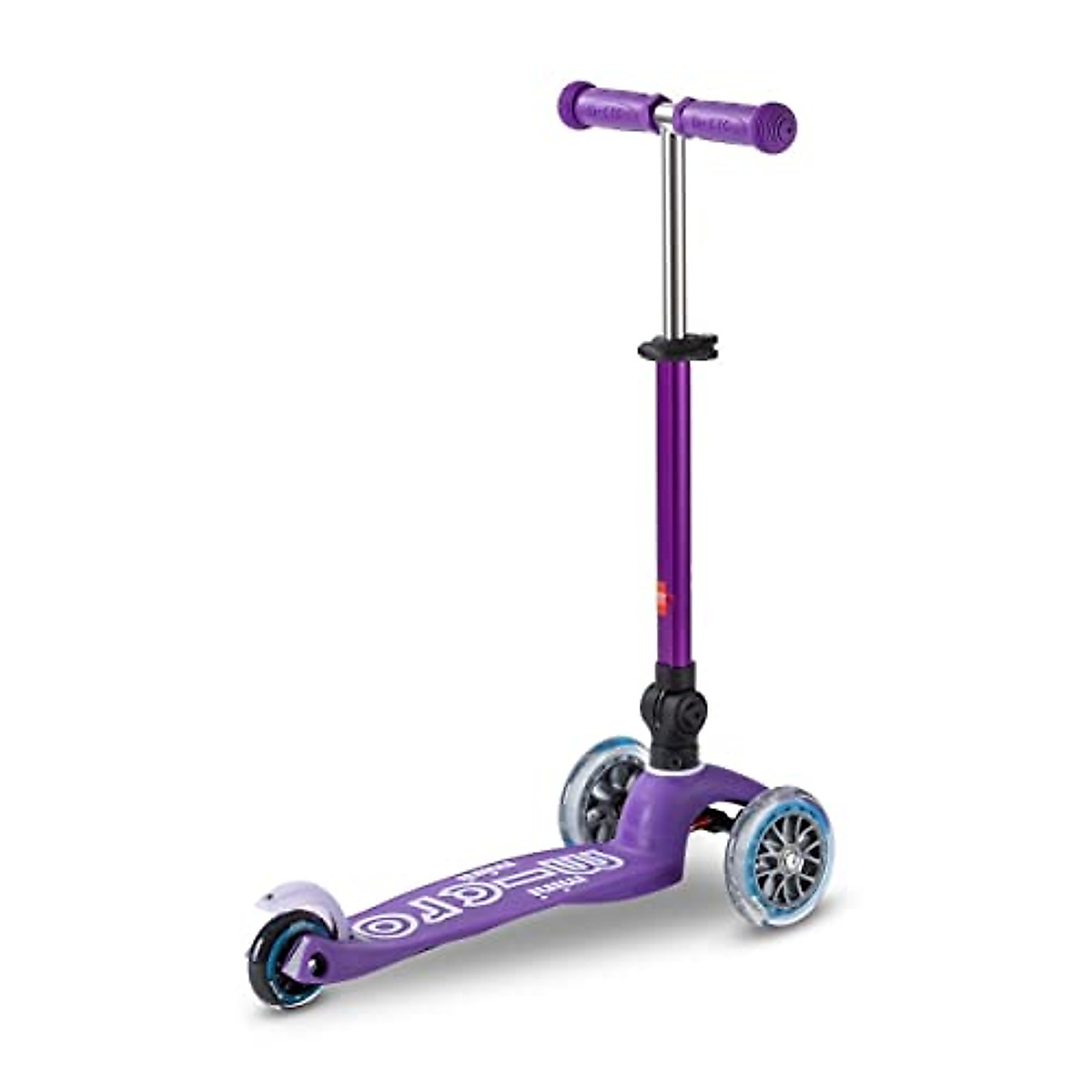 Micro Kickboard - Foldable Mini Deluxe Scooter, 3-Wheeled, Lean-to-Steer, Swiss-Designed, Award-Winning for Toddlers and Preschoolers Ages 2-5 (Purple)