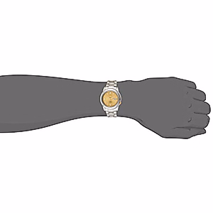 SEIKO Men's SNKK13 5 Stainless Steel Goldtone Dial Watch