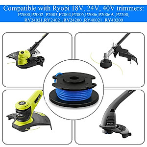 THTEN Replacement Cap,Ryobi 993373001 AC14HCA One+ Replacement Spool Cap for Ryobi One+ 18V, 24V, 40V Cordless Trimmers