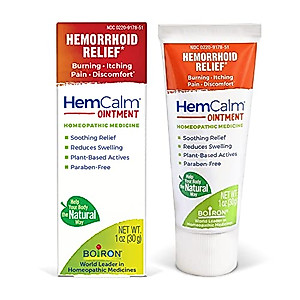 Boiron HemCalm Ointment for Hemorrhoid Relief of Pain, Itching, Swelling or Discomfort - 1 oz