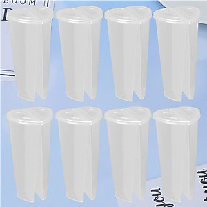 MILISTEN Heart- shaped Plastic Drink Cups with Lids, 20PCS Clear Double Enjoy Bubble Tea Cup Disposable Smoothie Coffee Mug Sharing Tumblers for Valentines Day Milk Tea Juice Champagne