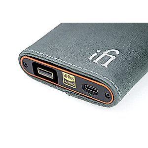 iFi Hip-dac2 & Hip case - Portable Balanced DAC Headphone Amplifier for Android, iPhone with USB Input Only/Outputs: 3.5mm Unbalanced / 4.4mm Balanced – MQA Decoder