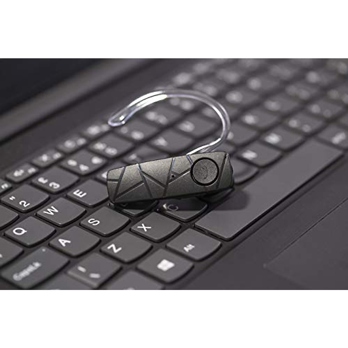 TELLUR VOX 55 Bluetooth Headset, Handsfree Earpiece, BT v5.2, Multipoint Two Simultaneous Connected Devices, 360° Hook for Right or Left Ear, iPhone and Android