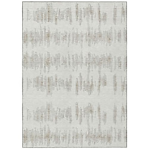 Addison Rugs Chantille ACN905 Ivory 10' x 14' Indoor/Outdoor, Machine Washable, Easy Clean, Non Shedding, Bedroom, Living Room, Dining Room, Kitchen, Patio Rug