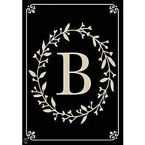 Briarwood Lane Classic Monogram Letter B Garden Flag Everyday 12.5" x 18"